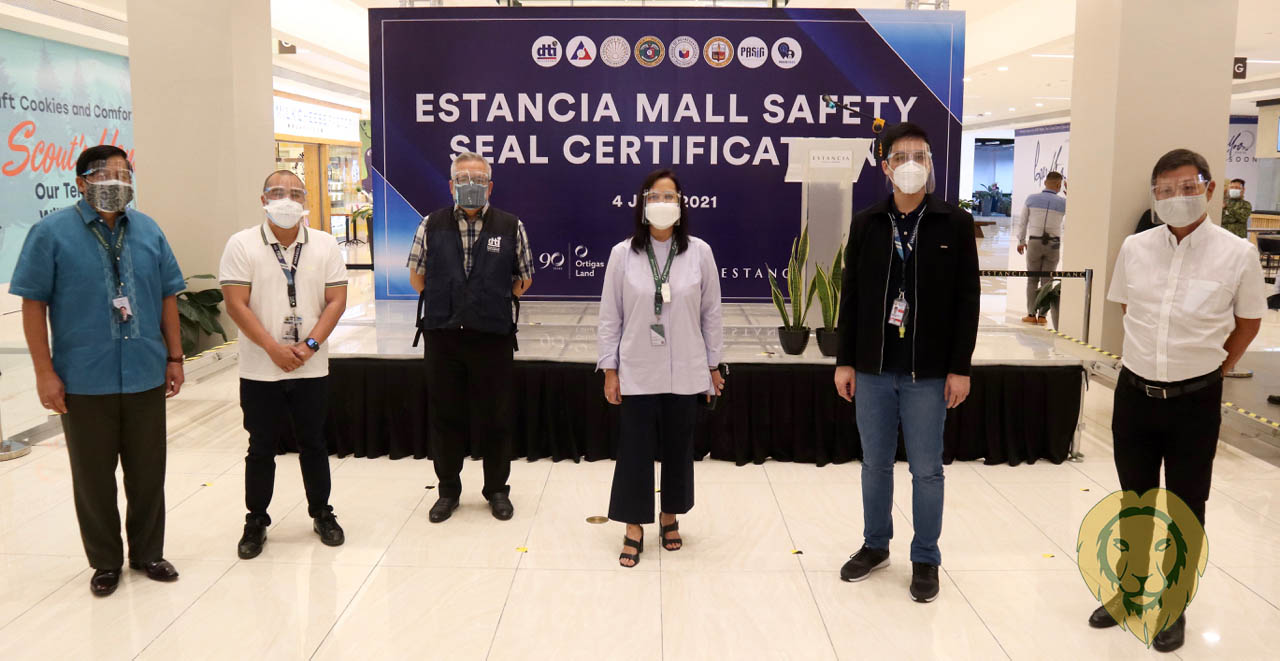 Estancia Mall is the first to receive the Safety Seal from Pasig City ...
