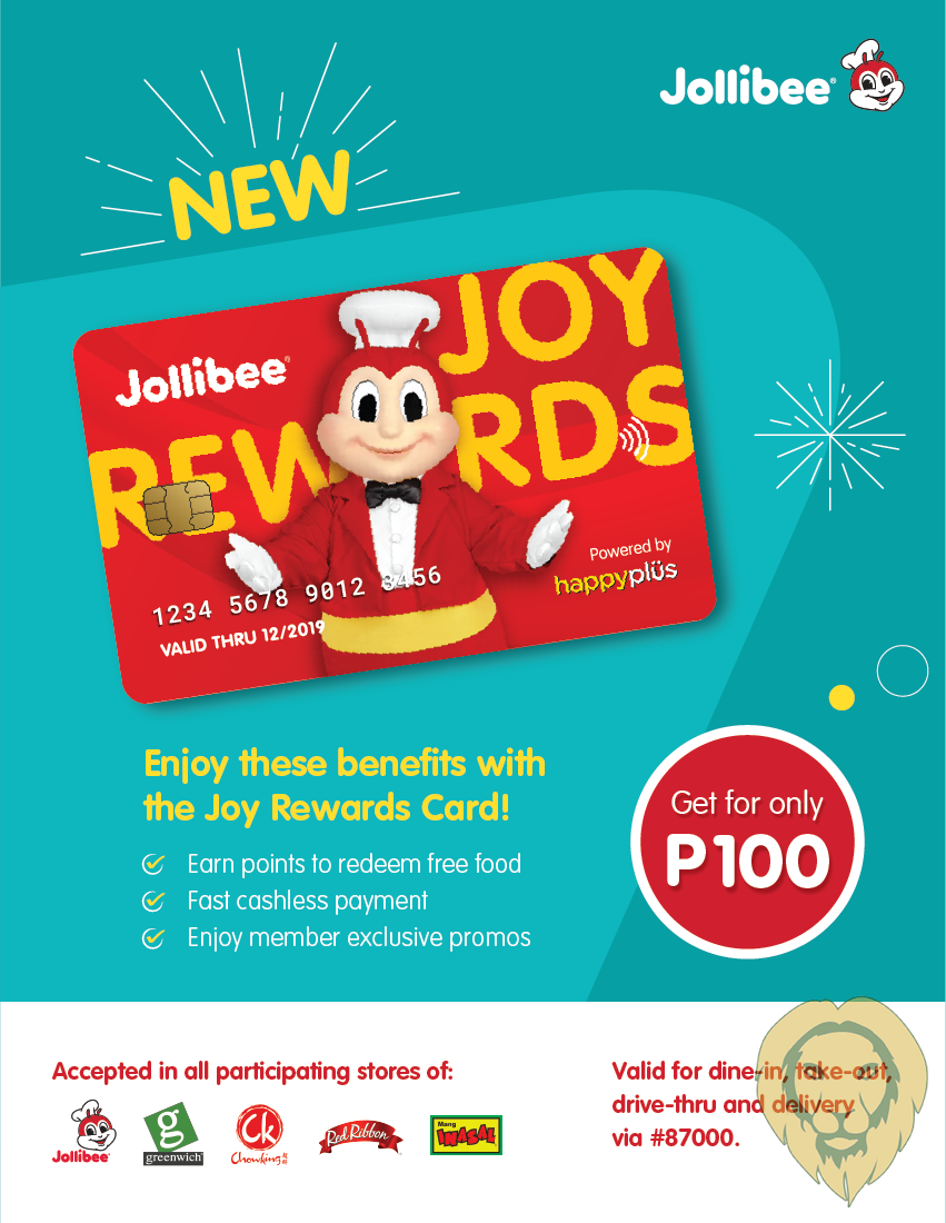 Have a joyful and rewarding experience with Jollibee’s new Joy Rewards ...