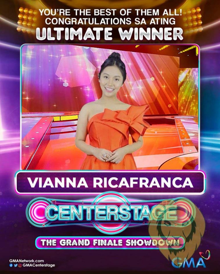 Vianna Ricafranca hailed as ‘Centerstage’ Season 1 Ultimate Winner ...