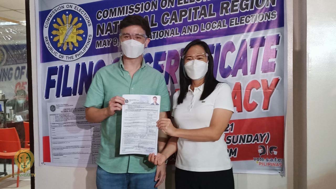 Arjo Atayde files his candidacy as Congressman of Quezon City’s First ...