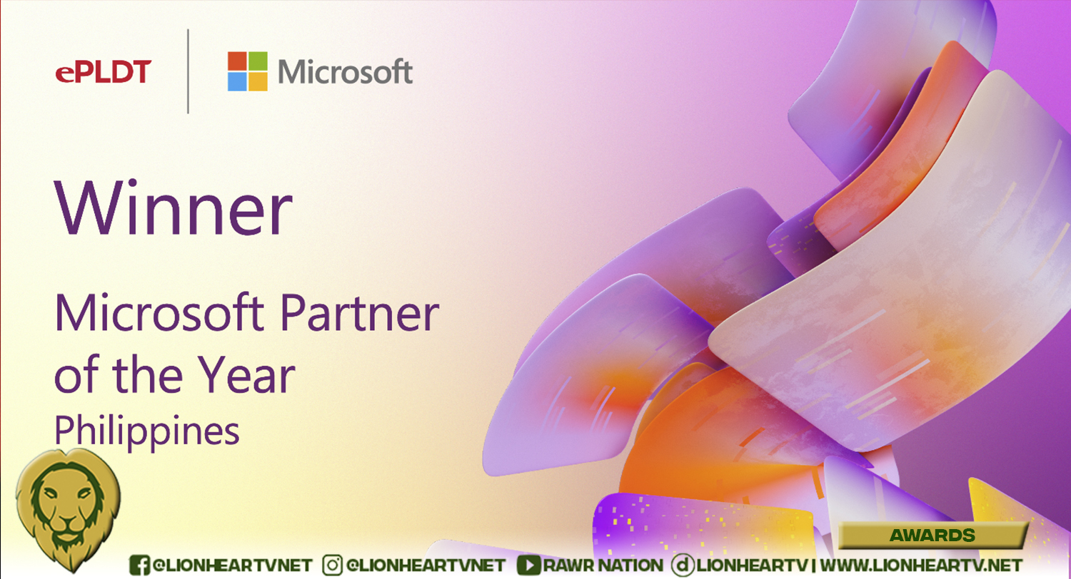 ePLDT bags Microsoft Country Partner of the Year award - LionhearTV