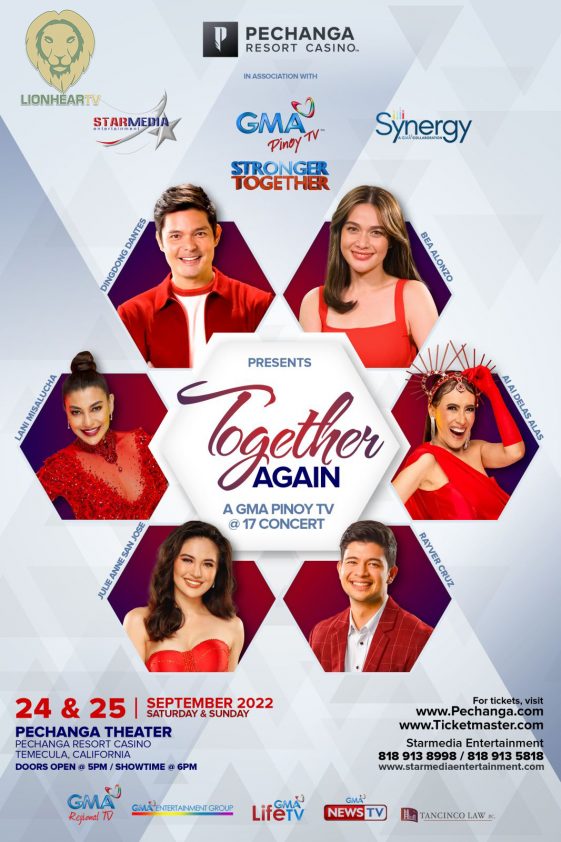GMA Pinoy TV returns to the US concert scene for its 17th anniversary ...