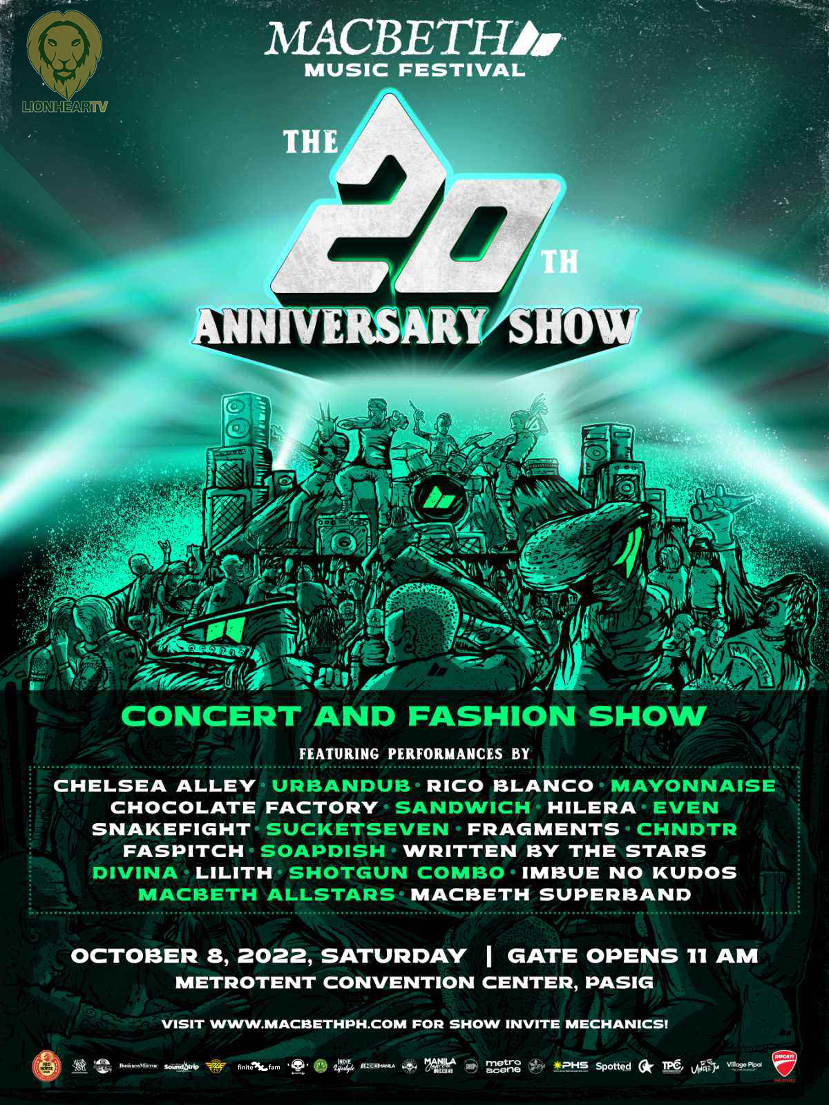 The Macbeth 20th Anniversary Show Regulations - LionhearTV