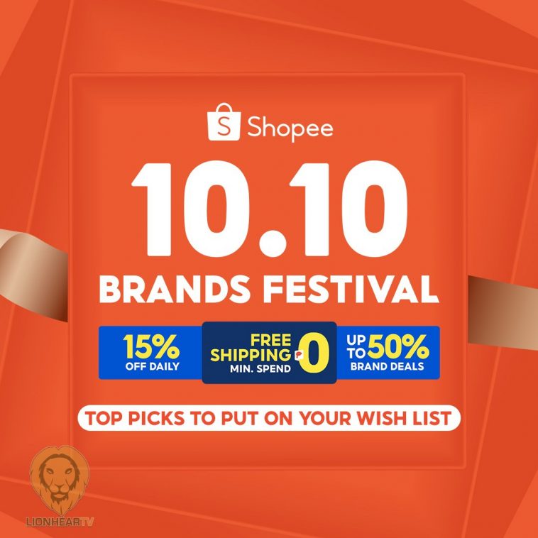 Make the most of branded deals at Shopee’s 10.10 Brands Festival with this cheat sheet - LionhearTV