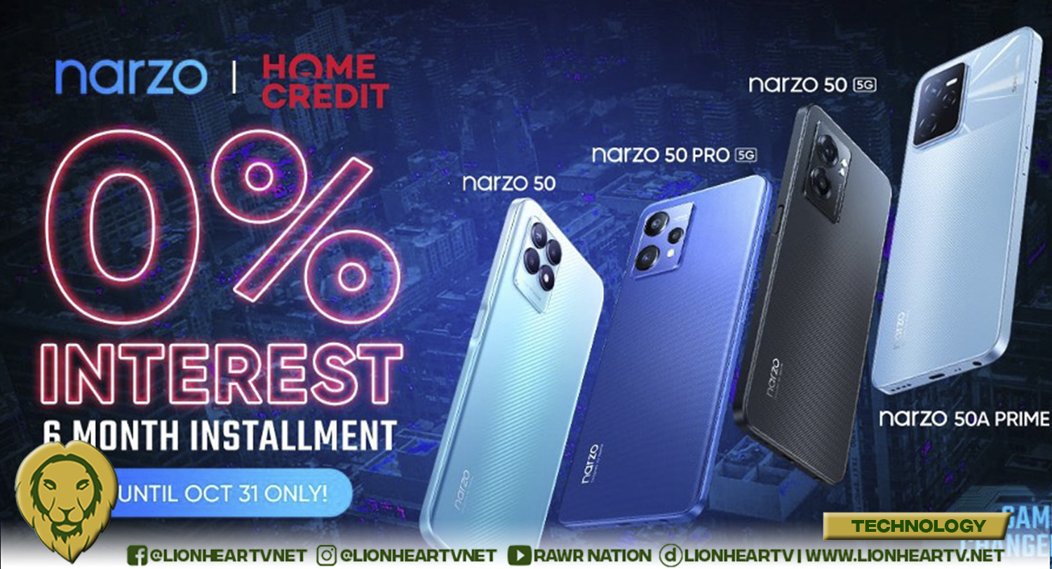 Own a narzo for as low as 45 pesos per day with Home Credit! - LionhearTV
