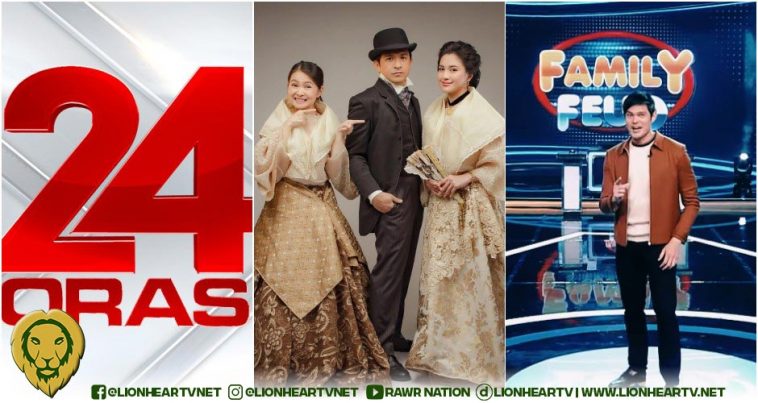 GMA Network TV programs secure the Top 7 spots on the rating chart anew ...