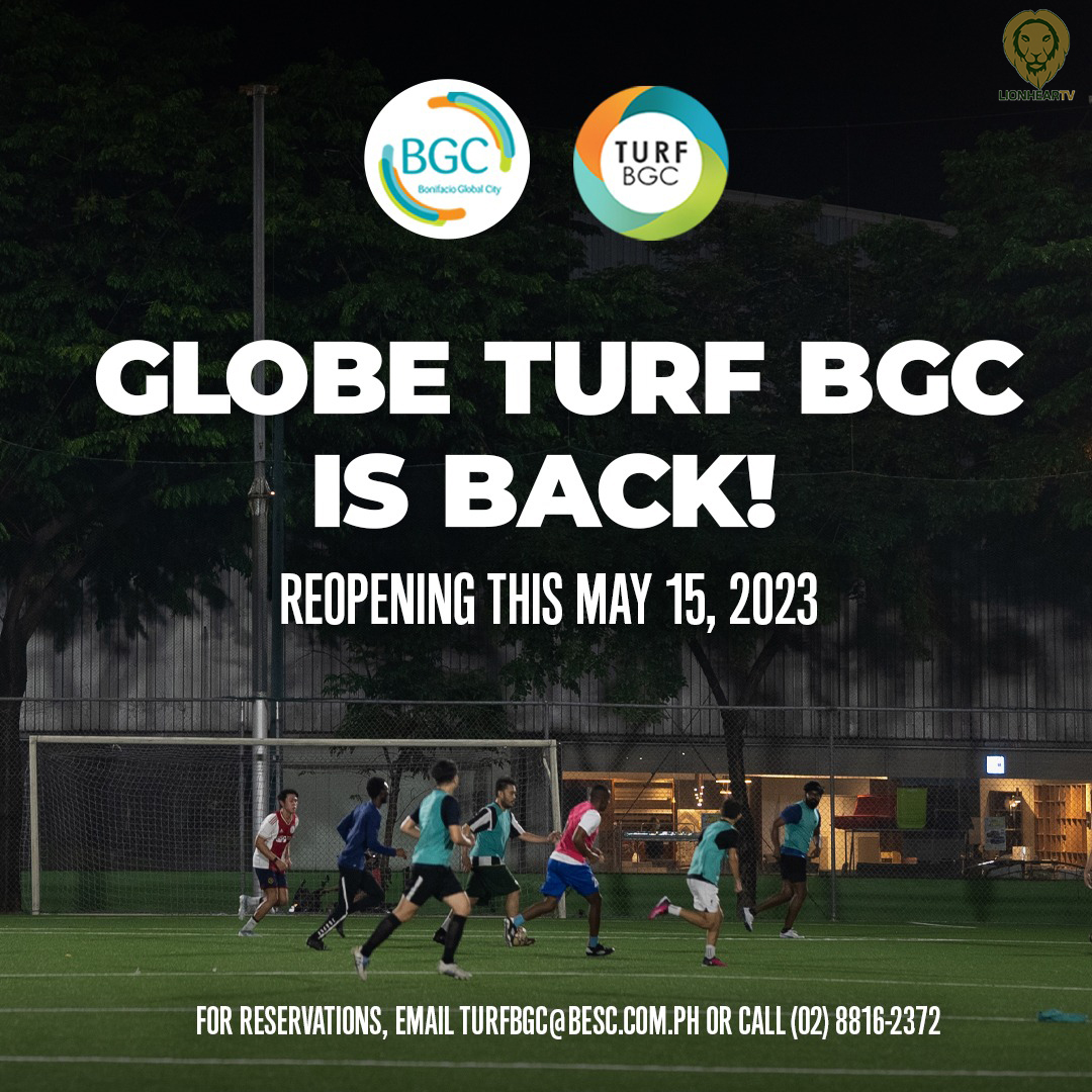 Kick-off Your Game: Football fans, rejoice! TURF BGC has now reopened ...