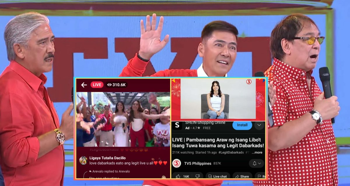 TVJ sets new noontime record with more than 500k live concurrent ...