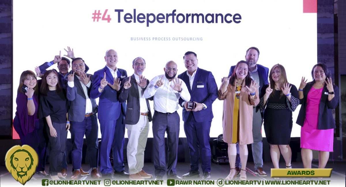 Teleperformance makes top five in Philippines Best Workplaces™ in IT ...