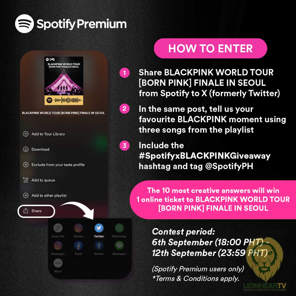 Gear Up for Blackpink’s Born Pink World Tour Finale with Spotify ...