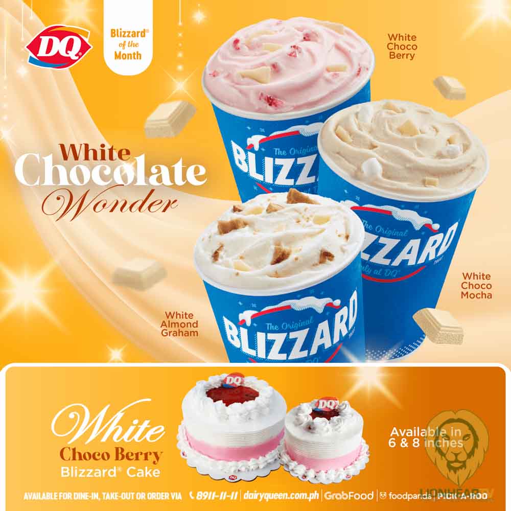 White chocolate steals the spotlight in DQ’s latest Blizzard of the ...