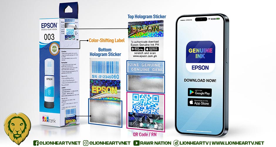 Epson launches app to combat fake inks in the Philippines - LionhearTV