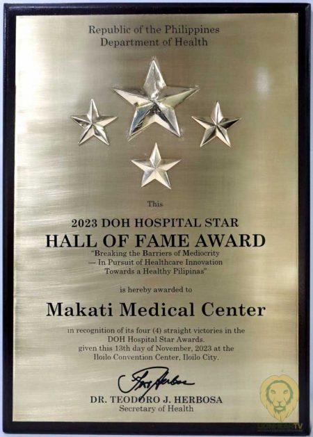 MakatiMed earns Hall of Fame honor at the 2023 DOH Hospital Star Awards ...