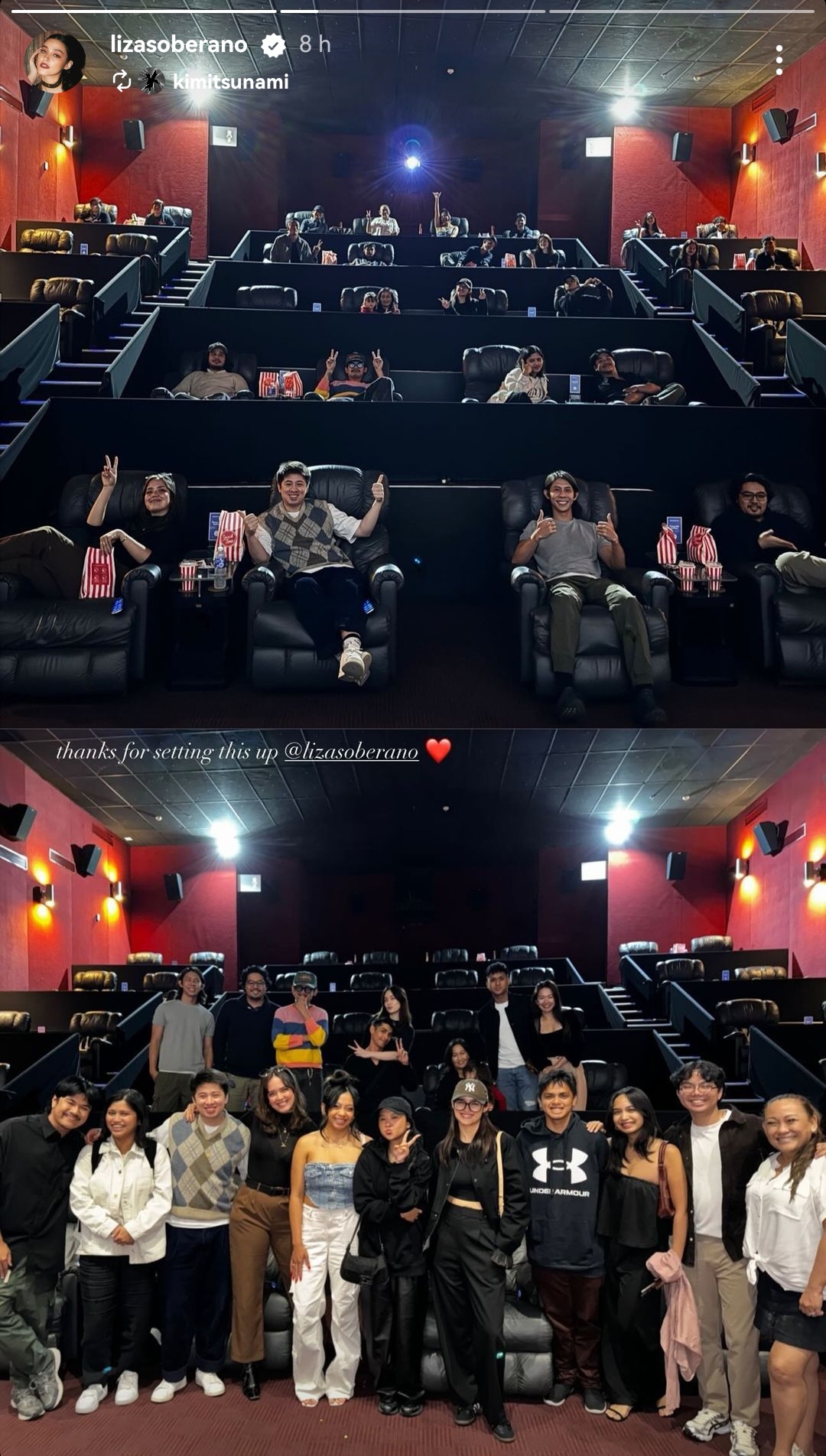 Liza Soberano extends support to Enrique Gil’s film ‘I Am Not Big Bird’ with cinema visit ...