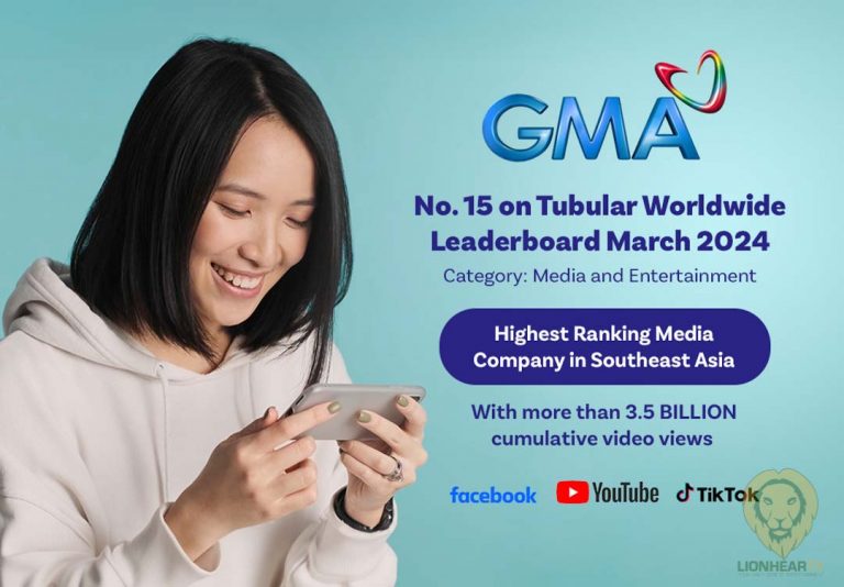 GMA Network Soars to Number 15 in Tubular Leaderboard Worldwide ...