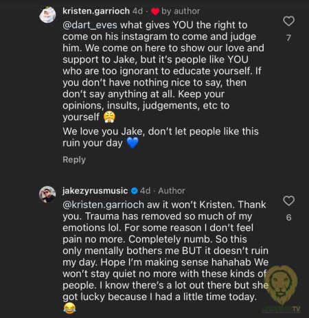 Jake Zyrus responds to netizen comparing him to Ice Seguerra - LionhearTV