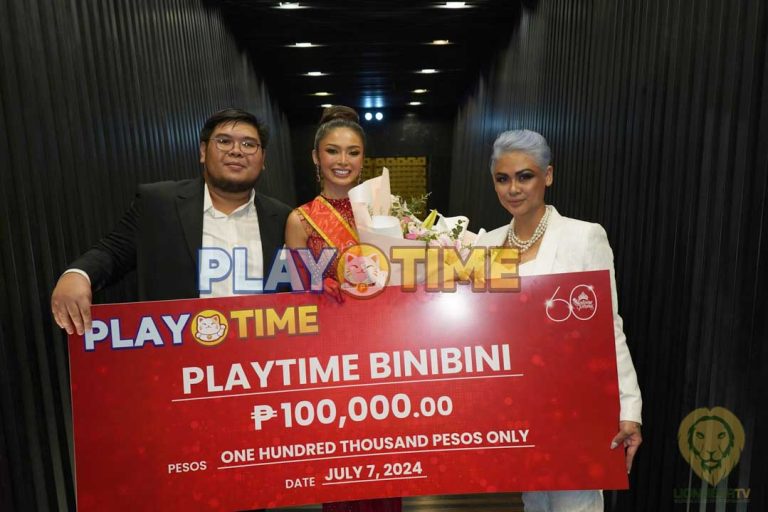 PlayTime Awards First-Ever PlayTime Binibini at the 60th Binibining Pilipinas Pageant - LionhearTV