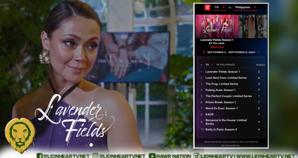 ‘Lavender Fields’ tops Netflix Philippines’ weekly most watched list ...