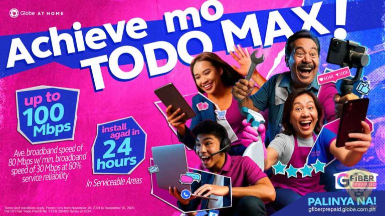 Globe Fiber Prepaid empowers Filipino families to go TODO MAX - LionhearTV