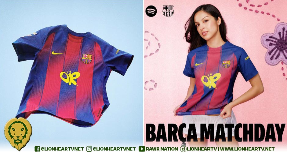 Spotify Brings Olivia Rodrigo To FC Barcelona For El Clásico Jersey ...